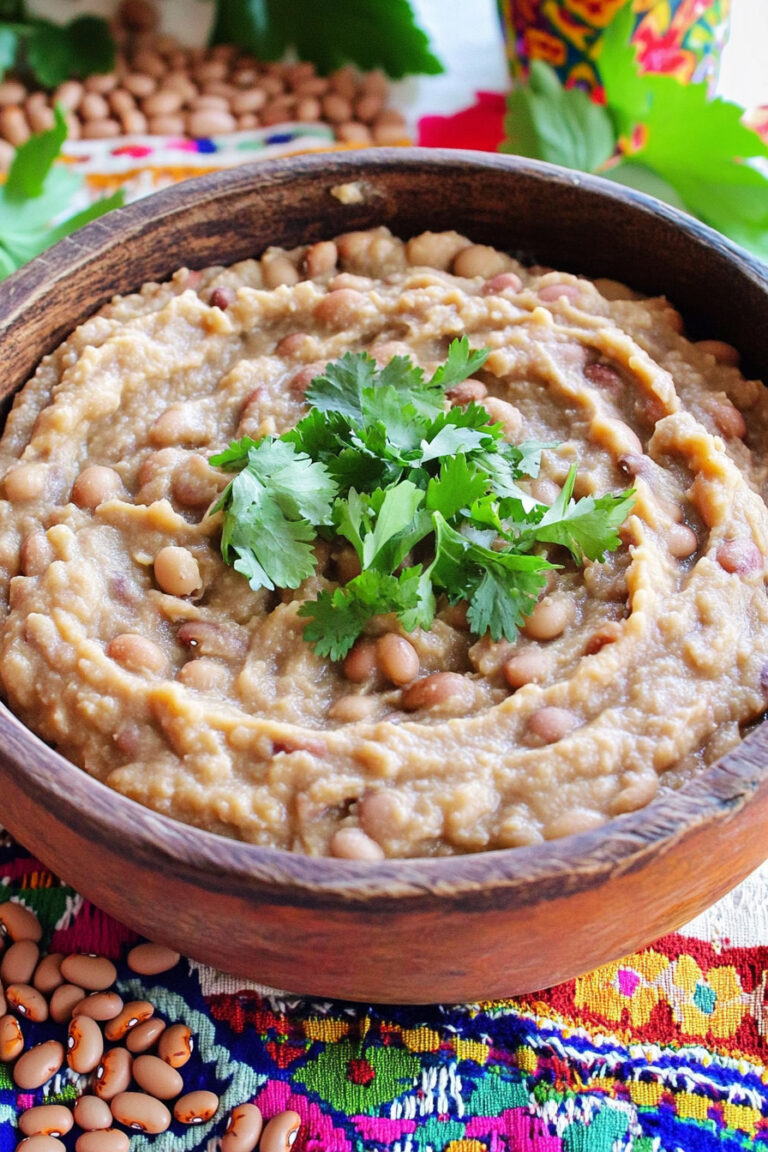 Authentic Mexican Refried Beans Recipe | Easy & Flavorful