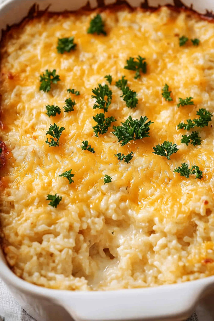 Best Green Chili Rice Casserole Recipe | Tex-Mex Favorite