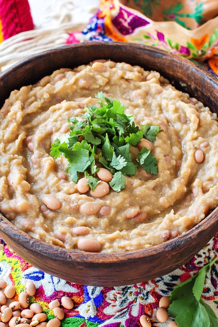Authentic Mexican Refried Beans Recipe | Easy & Flavorful