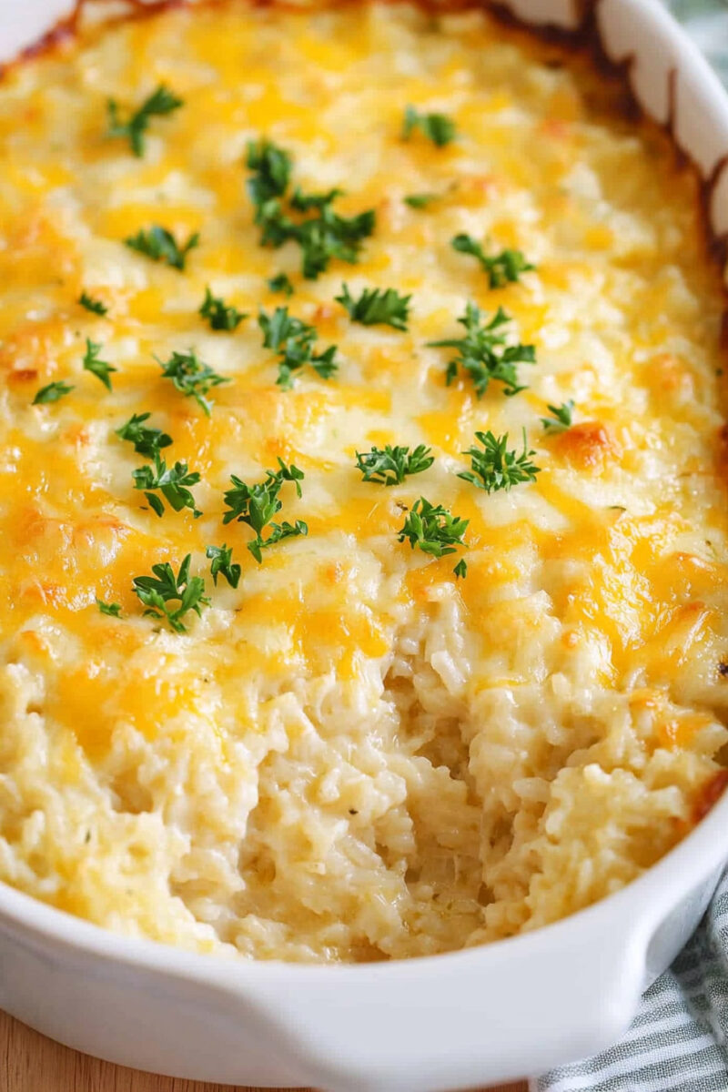 Best Green Chili Rice Casserole Recipe | Tex-Mex Favorite