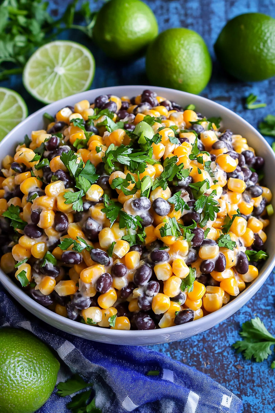 Mexican Corn & Black Bean Salad | Easy Summer Recipe