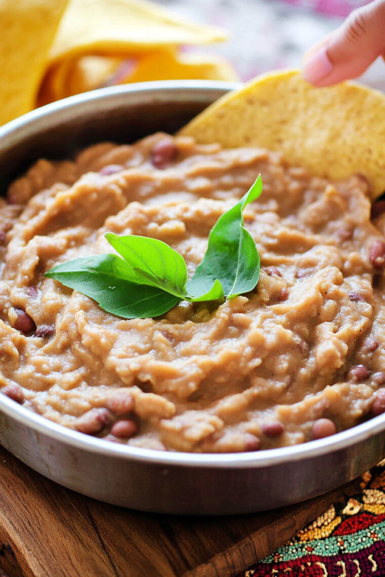 Authentic Mexican Refried Beans Recipe | Easy & Flavorful