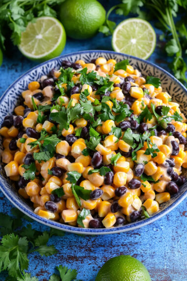Mexican Corn & Black Bean Salad | Easy Summer Recipe