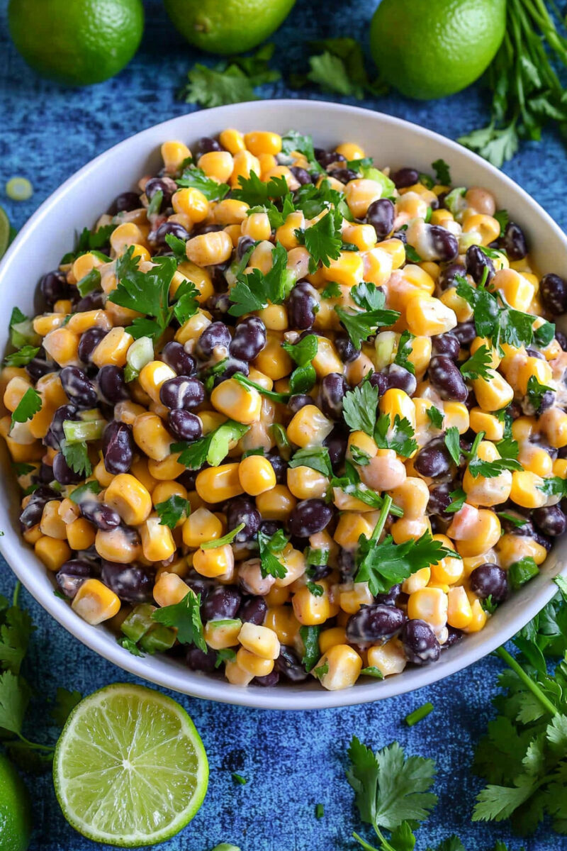 Mexican Corn & Black Bean Salad | Easy Summer Recipe