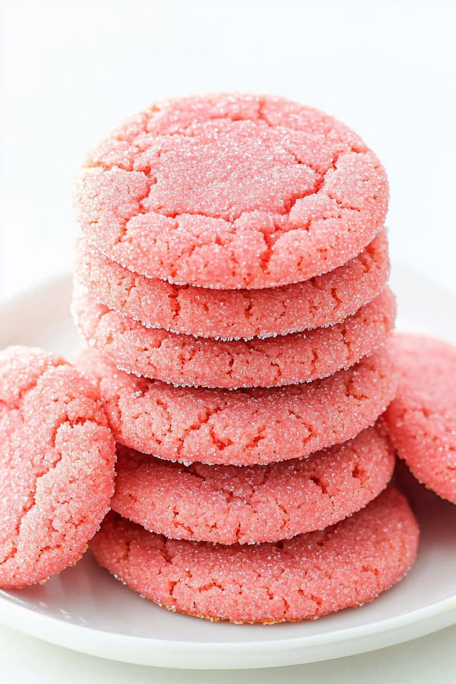 Mexican Pink Cookies (Polvorones Rosas) – Sabor Mexicana