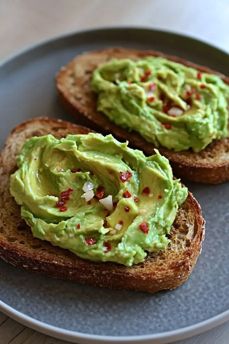 Quick & Healthy Guacamole Toast Recipe