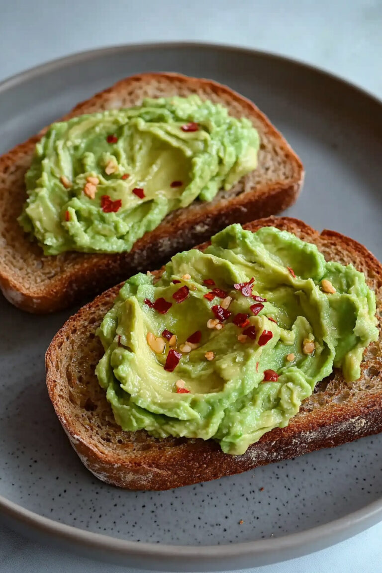Quick & Healthy Guacamole Toast Recipe