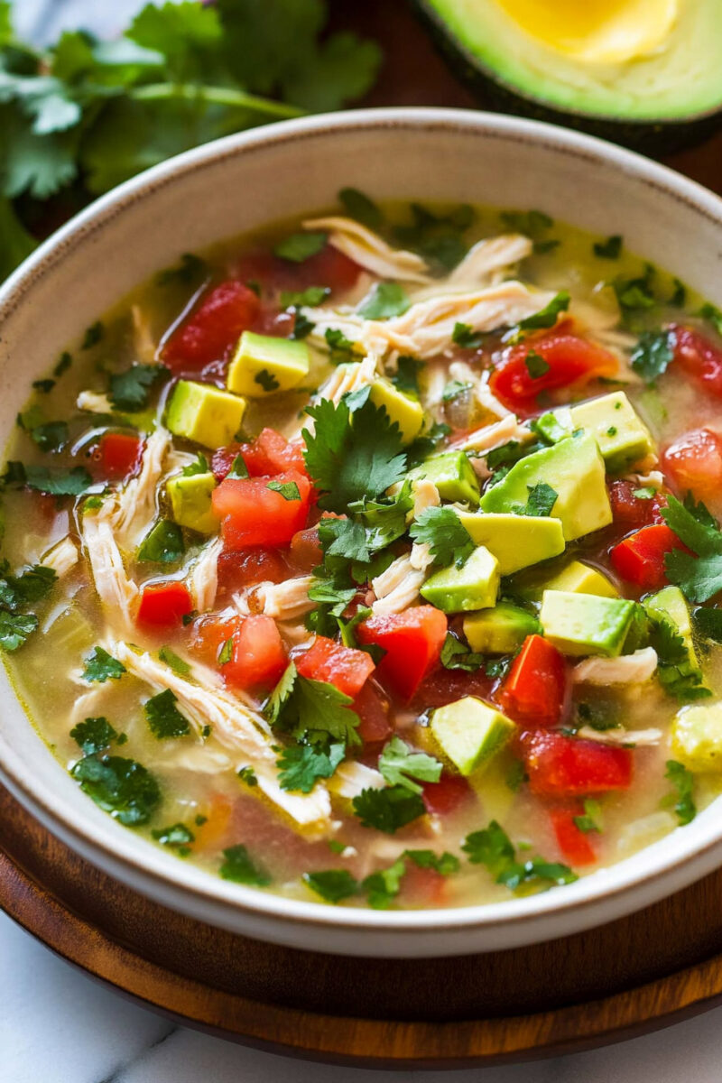 Chicken Avocado Soup Recipe | Quick & Healthy Dinner