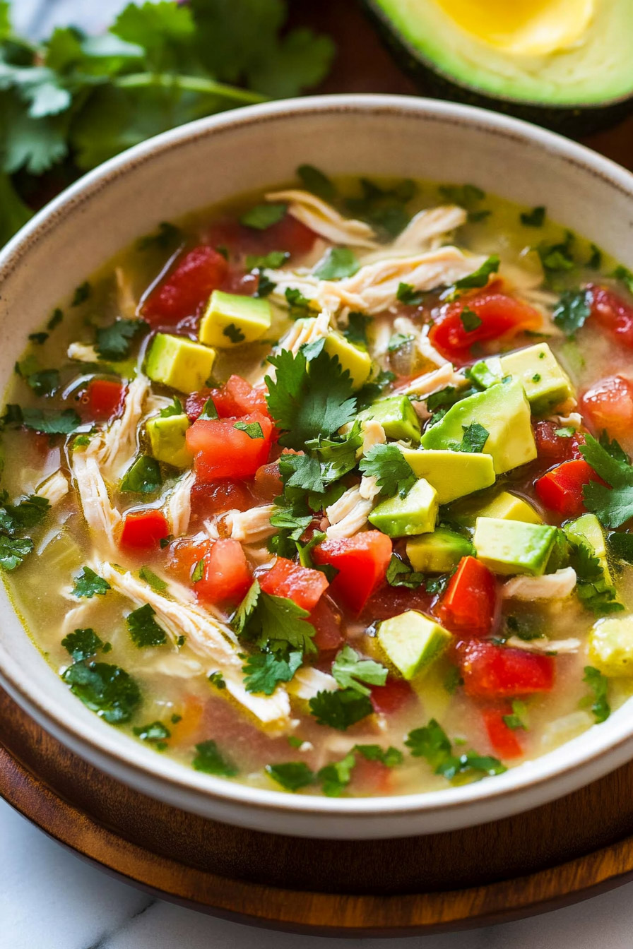 Chicken Avocado Soup Recipe | Quick & Healthy Dinner