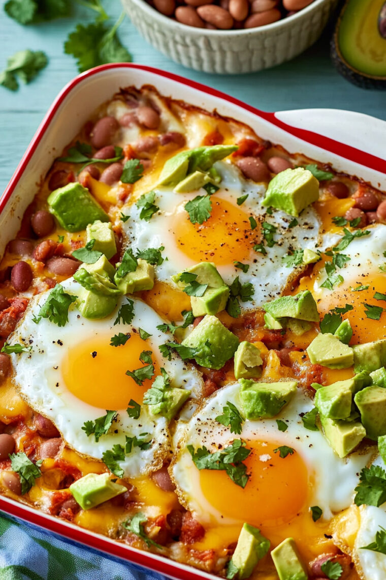 Huevos Rancheros Casserole - Quick & Flavorful Breakfast Bake
