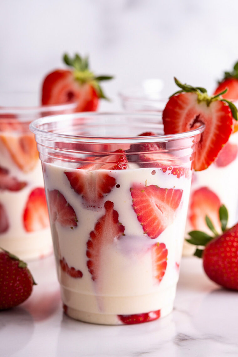 Fresas con Crema (Strawberries and Cream) – Sabor Mexicana