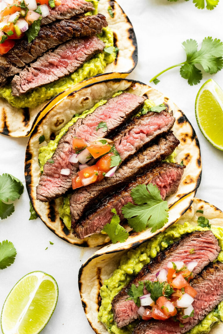 Flank Steak Tacos – Sabor Mexicana