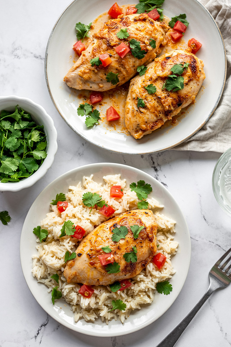 Easy Baked Salsa Verde Chicken