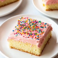 Mexican Pink Cake Recipe (Pan Dulce Cortadillo)