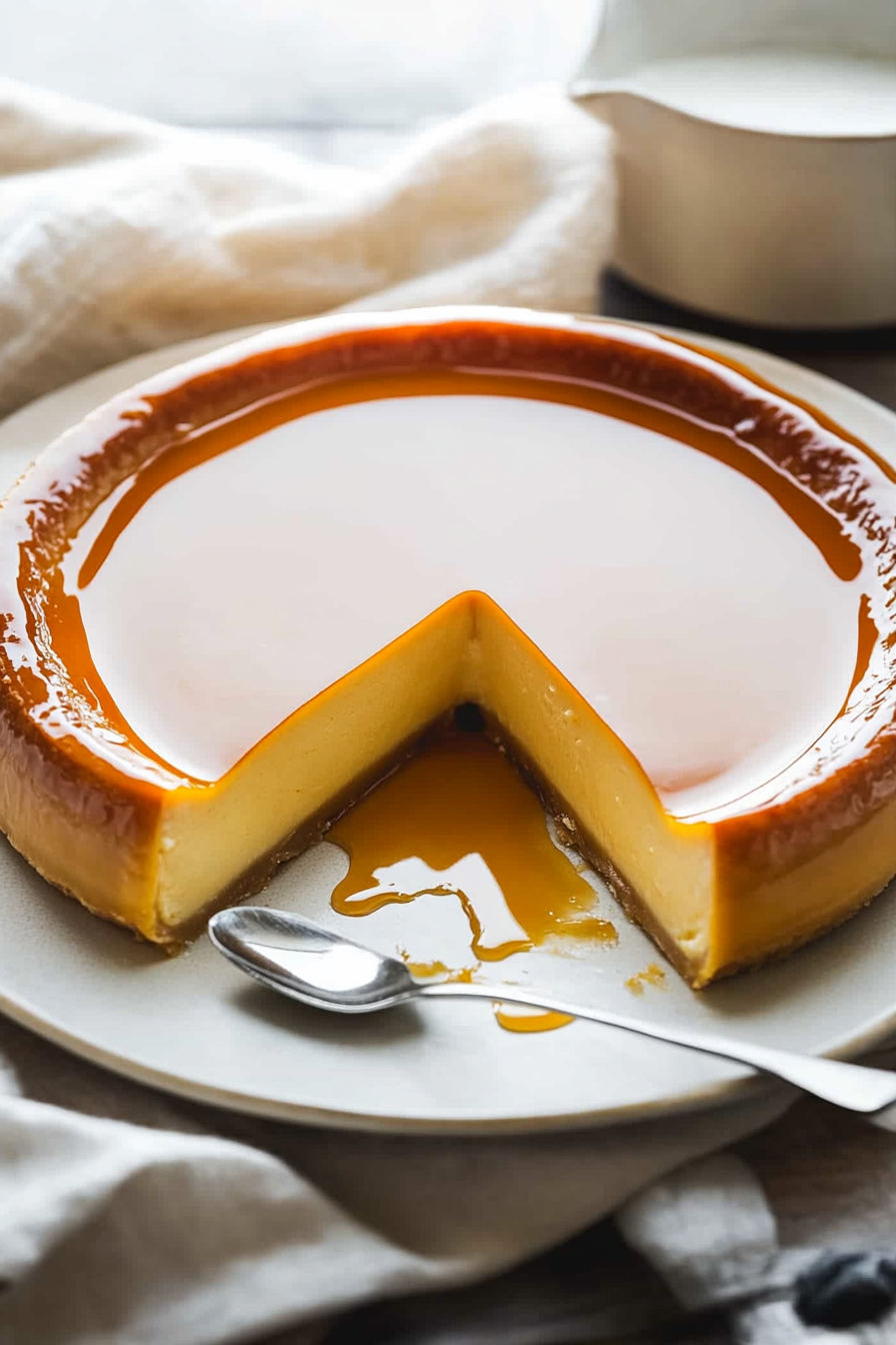 Classic Flan de Queso (Cheese Flan Dessert)